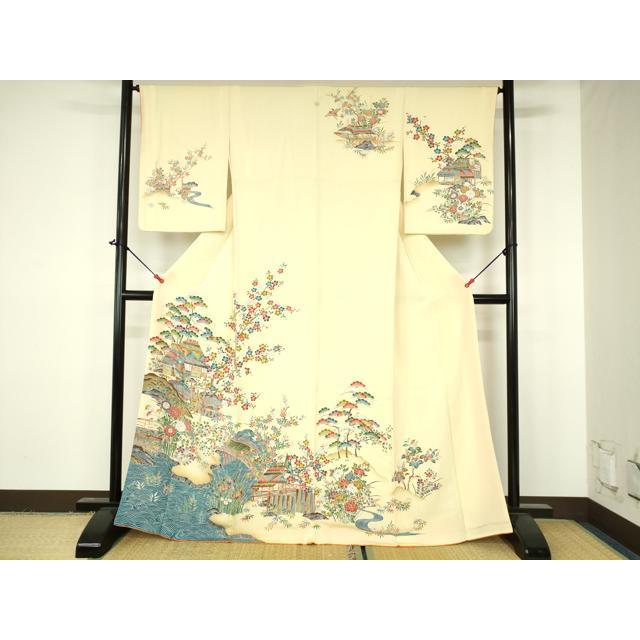平和屋着物 訪問着 風景文 鬼しぼ縮緬 正絹 逸品 DAAJ8103cm : daaj8103 : 平和屋 - 通販 - Yahoo!ショッピング