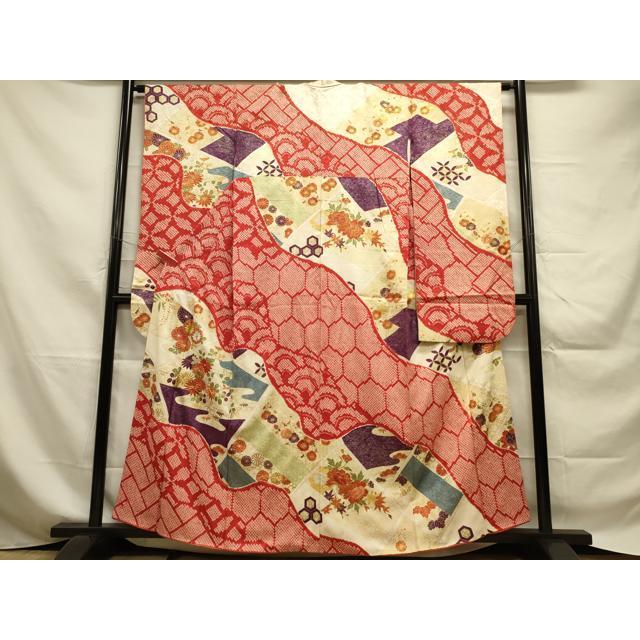 平和屋着物 豪華振袖 駒刺繍 絞り 吉祥草花文 金彩 正絹 逸品 DAAM5502zy : 平和屋 - 通販 - Yahoo!ショッピング