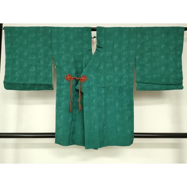 平和屋着物 道中着 草花地紋 花緑青色 正絹 逸品 DAAM9605cm : 平和屋 - 通販 - Yahoo!ショッピング