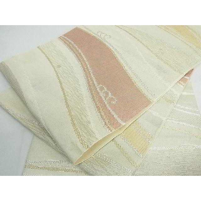 平和屋着物 夏物 六通柄袋帯 二重紗 立波文 金銀糸 逸品 ic7178 : 平和屋 - 通販 - Yahoo!ショッピング
