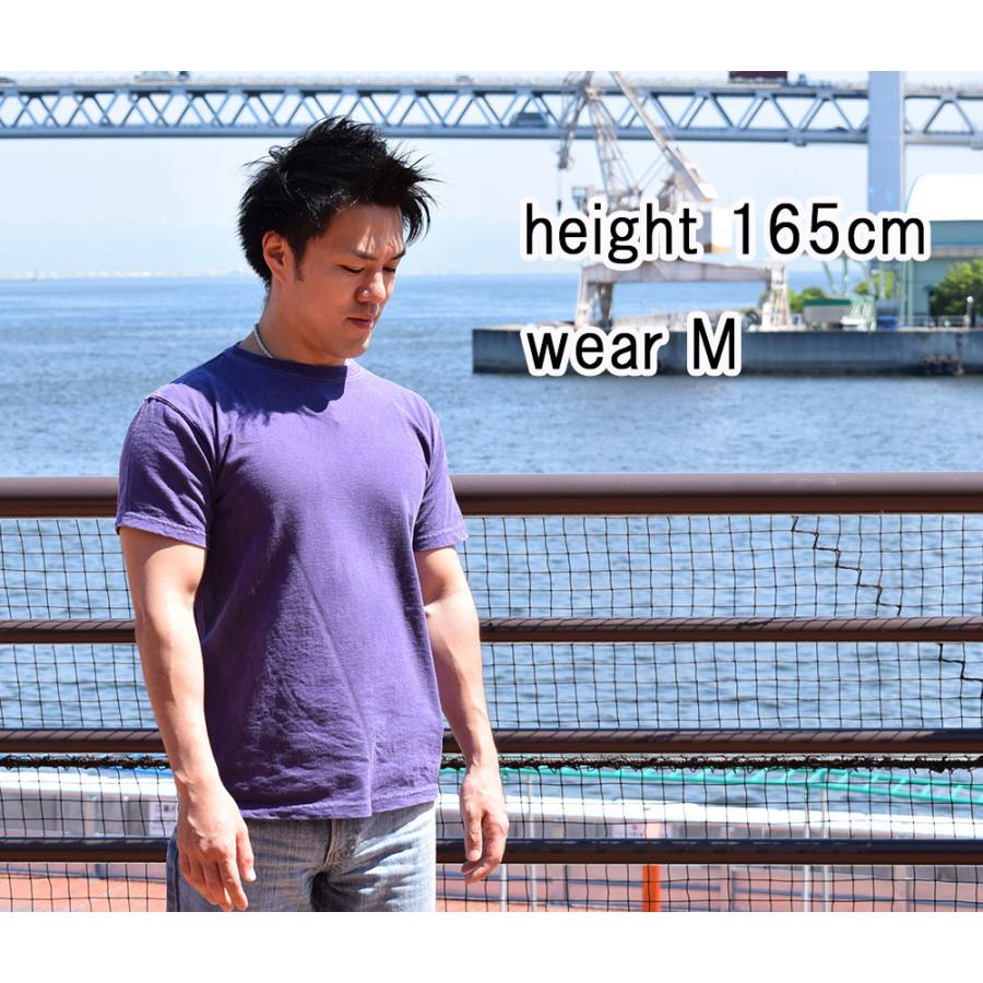 GOOD ON グッドオン Tシャツ 半袖 USAコットン 丈夫 無地 シンプル ピグメント 染 日本製 GOODON ショートスリーブクルー ...