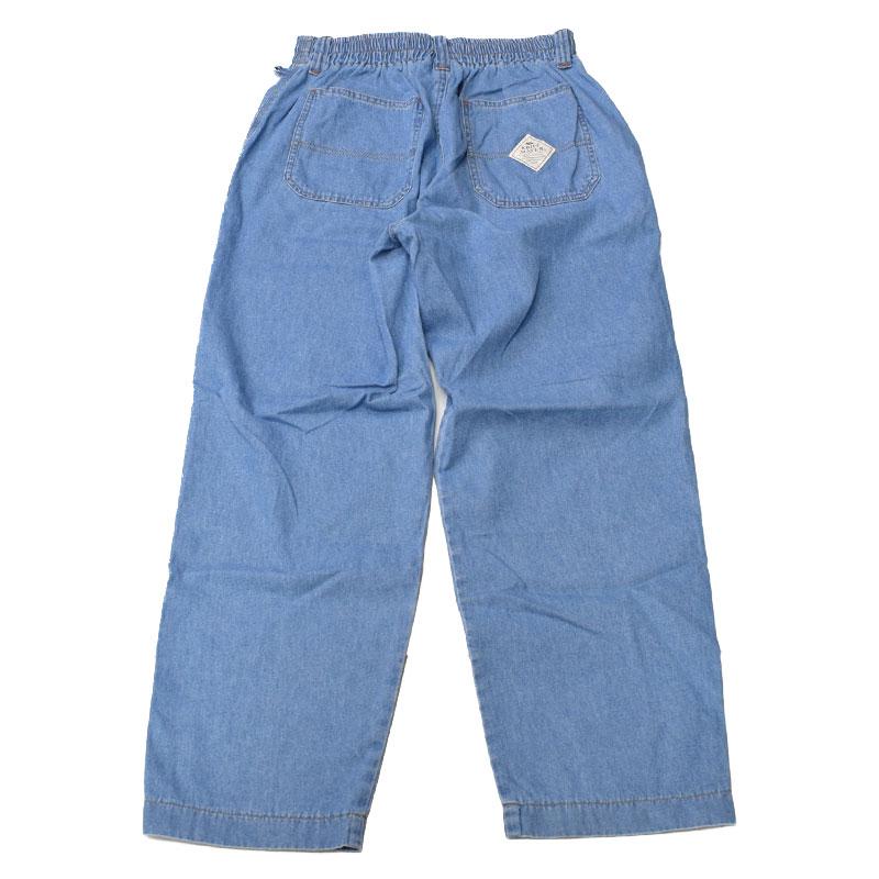 ベーカーパンツ ロングパンツ デニム 薄手 夏素材 涼しい リラックスパンツ ラクチンパンツ クリフメイヤー メンズ リラックスイージー ...