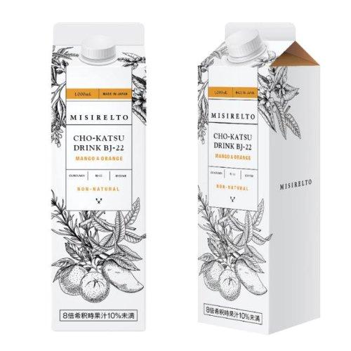 MISIRELTO ミシレルト CHO-KATSUドリンク BJ-22 マンゴー&オレンジ 1000ml : Peace Shop - 通販 - Yahoo!ショッピング