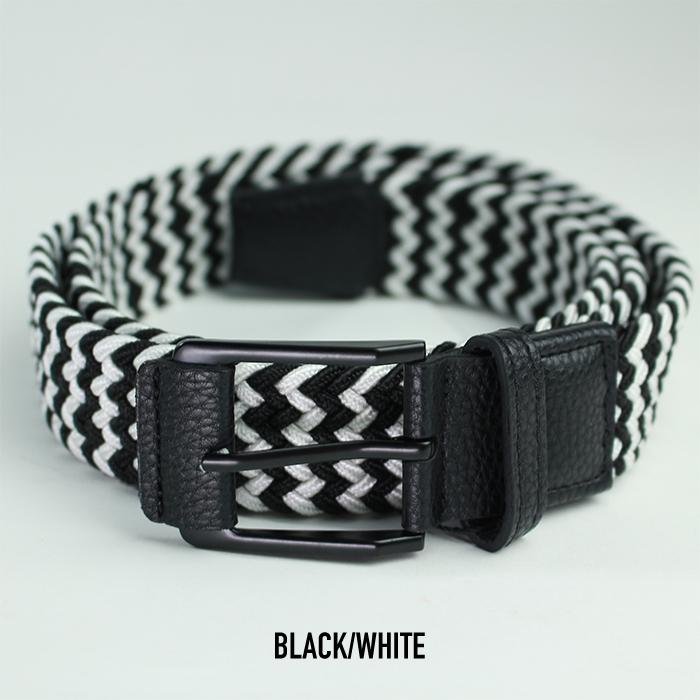 COMFY WOVEN BELT Black / White Grey コンフィ ウーブンベルト スキー スノーボード : Woven ...