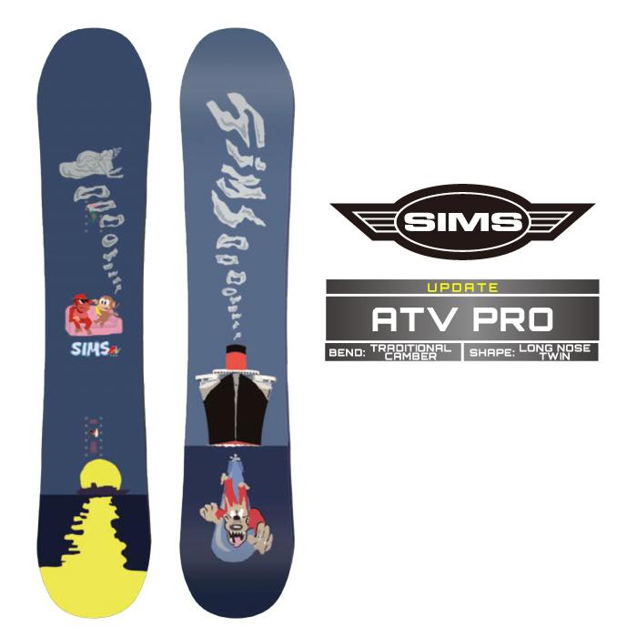 SIMS 2024-25 ATV PRO シムス エーティーブイ プロ スノーボード 板 メンズ レディース 24-25 日本正規品 ...