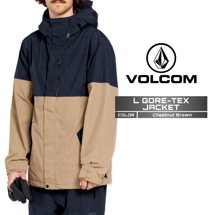 VOLCOM 2024-25 L GORE-TEX JACKET Chestnut Brown ボルコム スノーボード ウェアー ジャケット ゴアテックス メンズ 24-25 日本正規品 ...