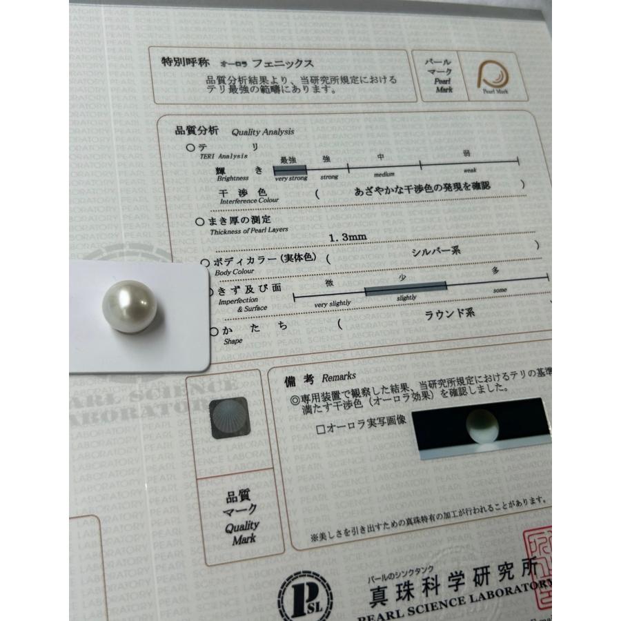 白蝶 真珠 南洋 パール フェニックス ルース 13.2mm 真珠科学研究所 Phoenix 鳳凰 : パール工房ism - 通販 - Yahoo!ショッピング