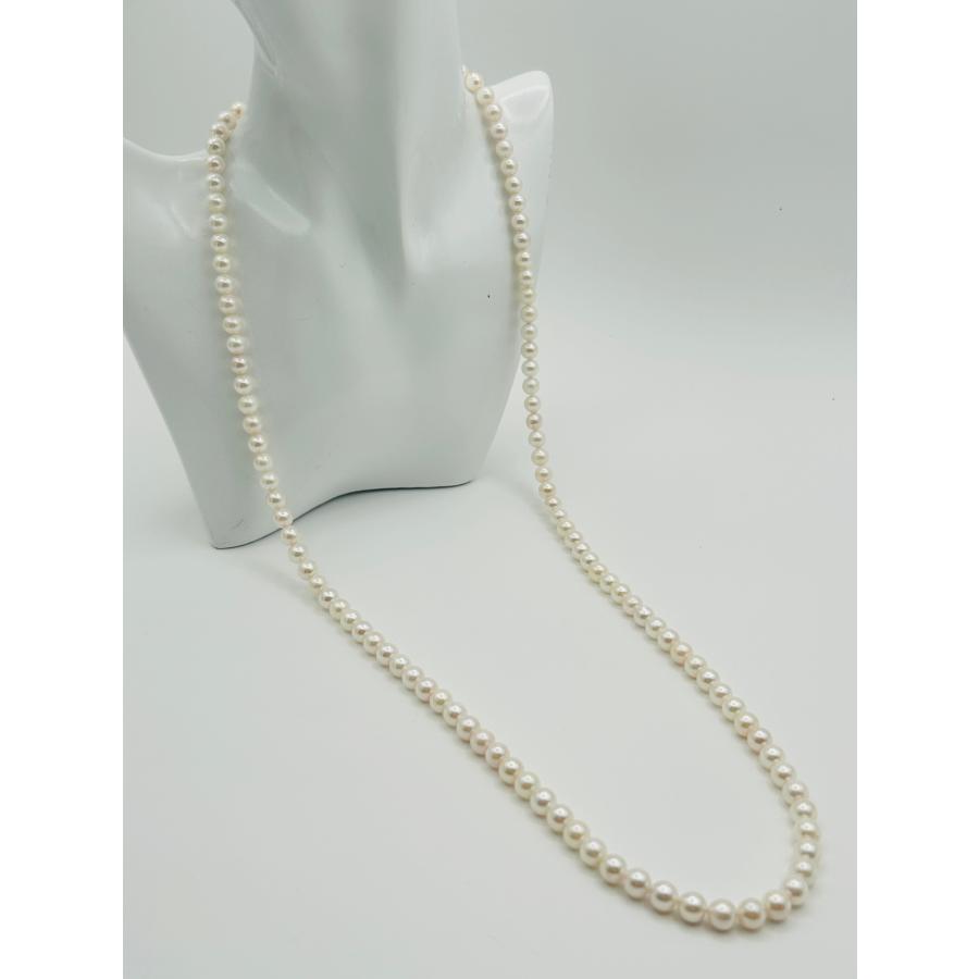 アコヤ パール 真珠 ロングネックレス 80cm SVクリップクラスプ 7.0~7.5mm AKOYA : パール工房ism - 通販 - Yahoo!ショッピング