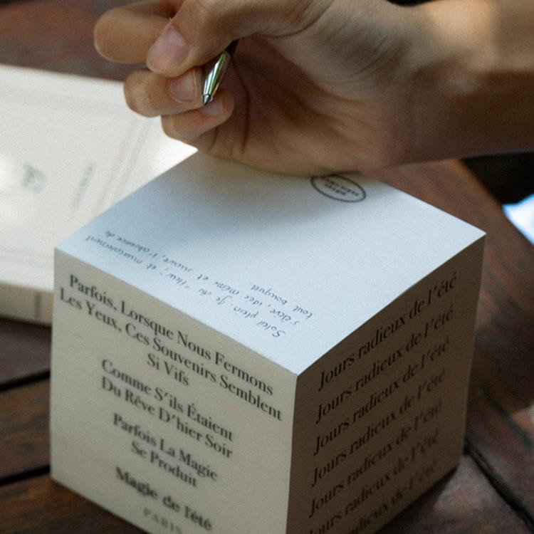 HOTEL PARIS CHILL ホテルパリチル la Magie Cube Memo キューブメモ ブロックメモ 2000枚 メモパッド おしゃれ かわいい 韓国インテリア 韓国雑貨 ...