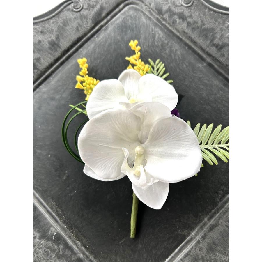 お供え 仏花 イノセントファレノバンドル アーティフィシャルフラワー （ お悔み お彼岸 お盆 お仏壇に) 造花 フューネラル : パリスタイルフラワーPeche Fleur - 通販 ...