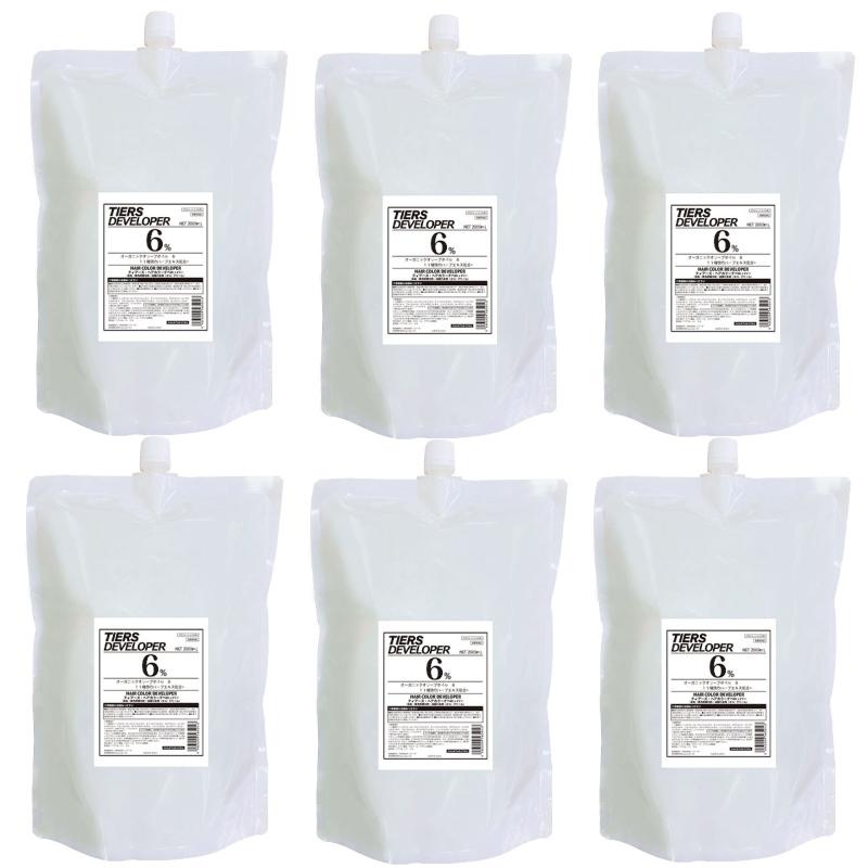 TIERSデベロッパー ティアーズ オキシ6％ 業務用ヘアカラー2剤 2000ml×6点セット : PECHKA - 通販 - Yahoo!ショッピング