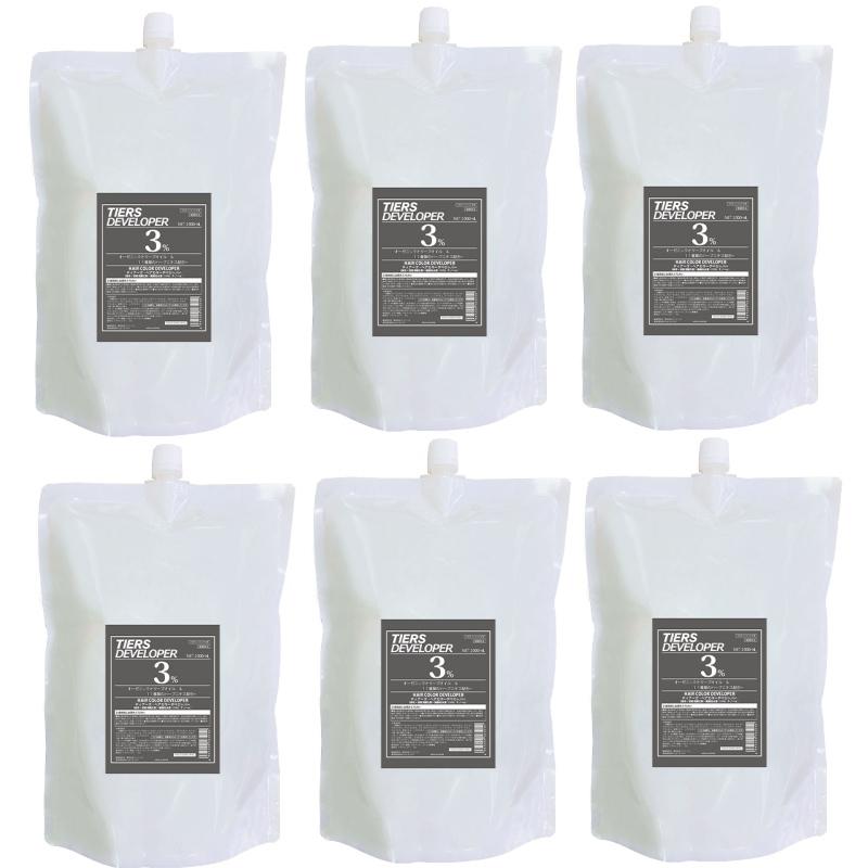 TIERSデベロッパー ティアーズ オキシ3%業務用ヘアカラー2剤 2000ml×6点セット : PECHKA - 通販 - Yahoo!ショッピング