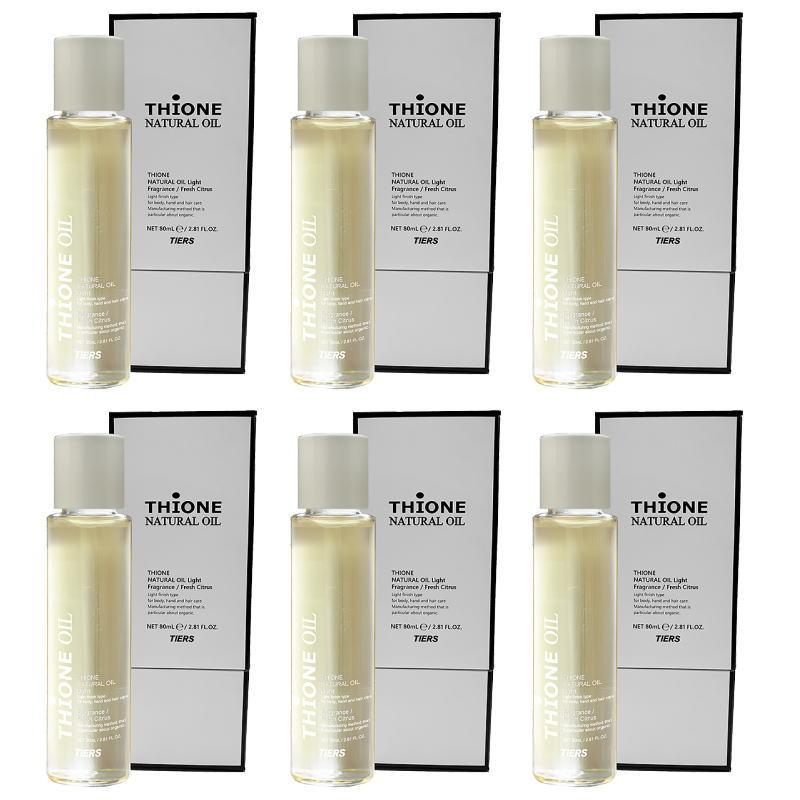 ティアーズ ティオーネ ナチュラルオイル ライト 80ml ×6個セット : PECHKA - 通販 - Yahoo!ショッピング