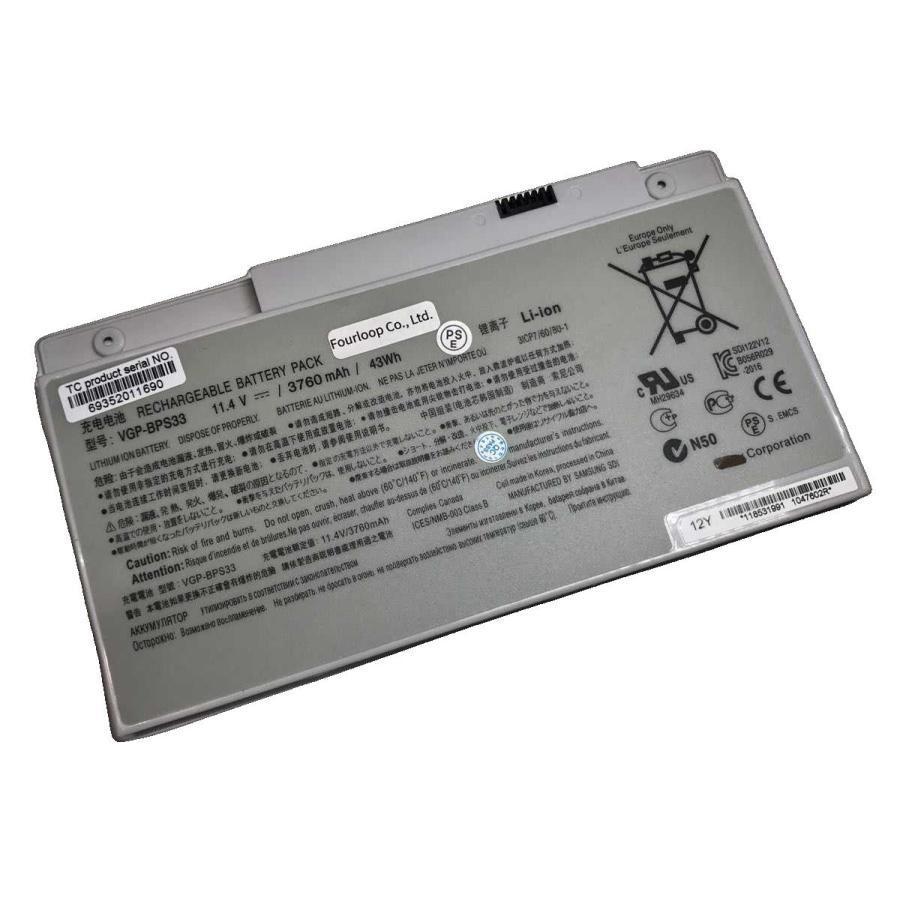 SONY Vgp-bps33 11.4V 43Wh sony ノート PC ノートパソコン 純正 交換用バッテリー : Toby&Sherry ...