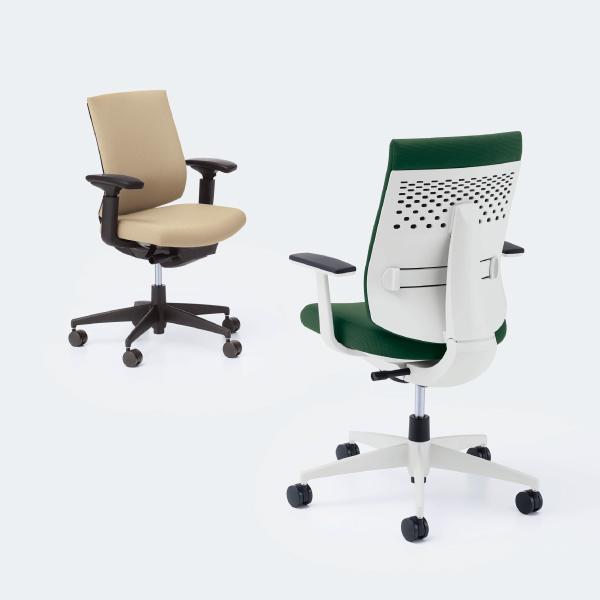 KOKUYO（コクヨ） 【配送のみ・お客様組立】 オフィスチェア ウィザード4 C06-B202C ハイバック 肘なし 樹脂脚：黒 本体：白、黒 張り地：布 : 長嘉堂 - 通販 ...