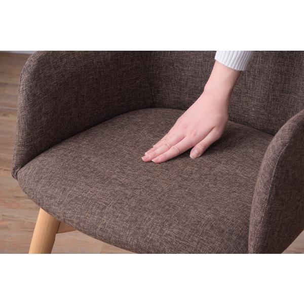 東谷 カラメリ チェア KRM-010 椅子 いす 肘付き ダイニング リビング 食卓椅子 カフェ シンプル おしゃれ 北欧 ファブリック ナチュラル : Peeece - 通販 ...