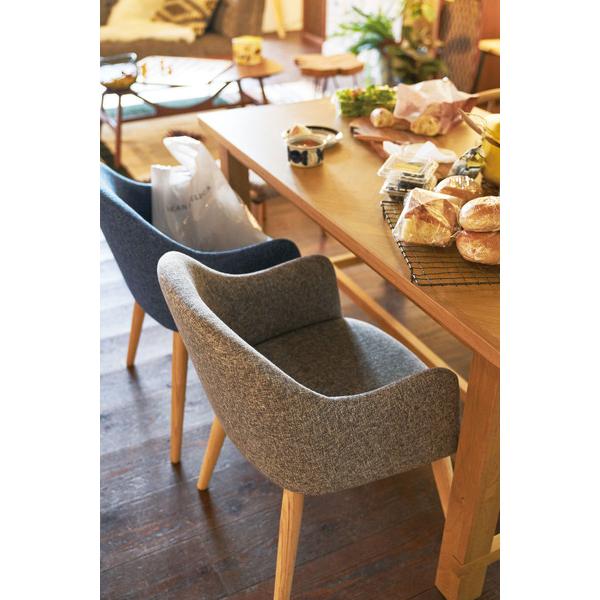 東谷 カラメリ チェア KRM-010 椅子 いす 肘付き ダイニング リビング 食卓椅子 カフェ シンプル おしゃれ 北欧 ファブリック ナチュラル : Peeece - 通販 ...