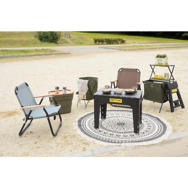 東谷 クラフターテーブル LFS-415BK LFS-415GR LFS-415SBE 机 折りたたみ フォールディング 四角 アウトドア コンパクト : Peeece - 通販 ...