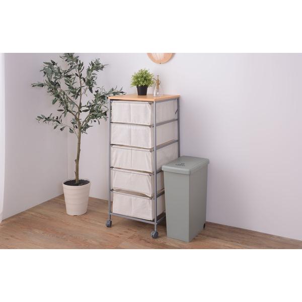 ゴミ箱 30L LFS-762BR LFS-762GR LFS-762WH ダストボックス キャスター ごみ箱 分別 スライドロック式 スライドペール :LFS-762:Peeece - 通販 ...