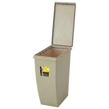 東谷 スリムコンテナ 20L（LFS-846BE/ベージュ）ゴミ箱 ごみ箱 連結可能 積み重ね可能 キャスター付 ダストボックス ペールボックス インテリア おしゃれ : Peeece ...