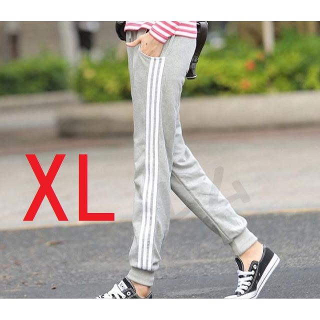 XLサイズ 男女兼用 グレー サイドラインパンツ No.726 : 価格トライアル ペコ太郎 300円～ - 通販 - Yahoo!ショッピング