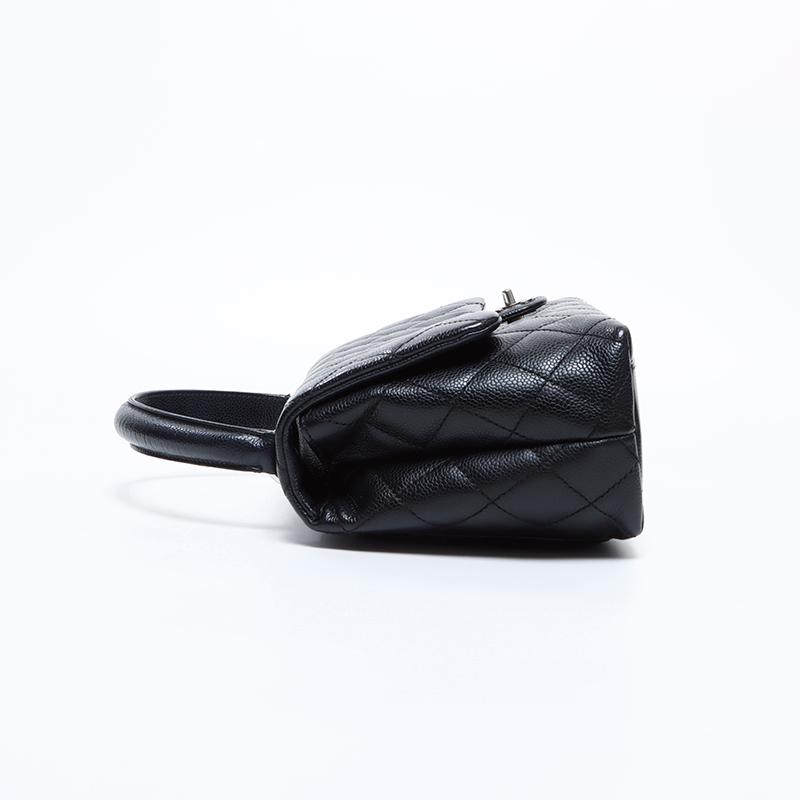CHANEL シャネル ハンドバッグ 11番台 キャビアスキン ケリー型 CHANEL シャネル ハンドバッグ 11番台 キャビアスキン ケリー型