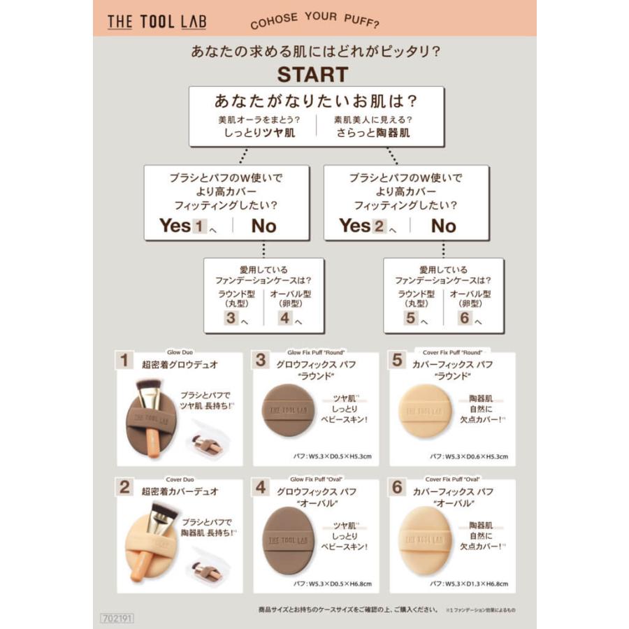 【20-21限定クーポンで最大￥700OFF】THE TOOL LAB カバーフィックスパフ OVAL ファンデーション ファンデ ファンデーションパフ メイクパフ : ぺんぎんショップ ...