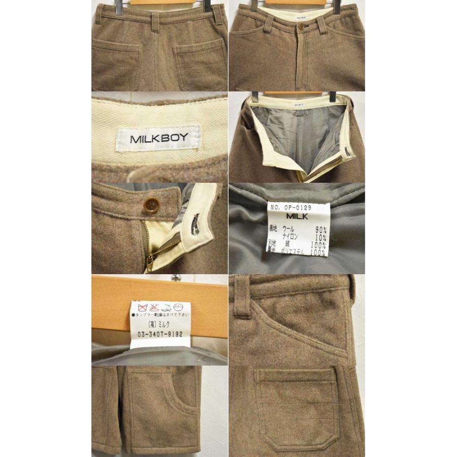 MILKBOY ミルクボーイ ウール ハーフパンツ ショーツ ブラウン系 W32相当(38716 : 古着雑貨ペンギントリッパー - 通販 ...