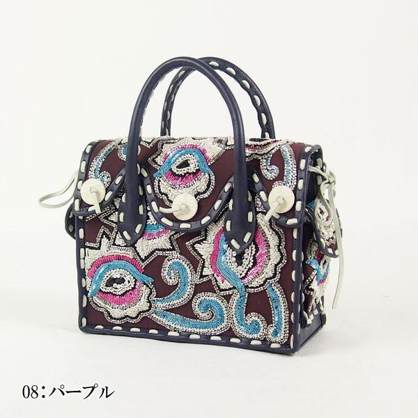 GRACE CONTINENTAL 期間限定10%OFF MS マエストラ柄刺繍バッグ4 GRACE CONTINENTAL 期間限定10%OFF MS マエストラ柄刺繍バッグ4