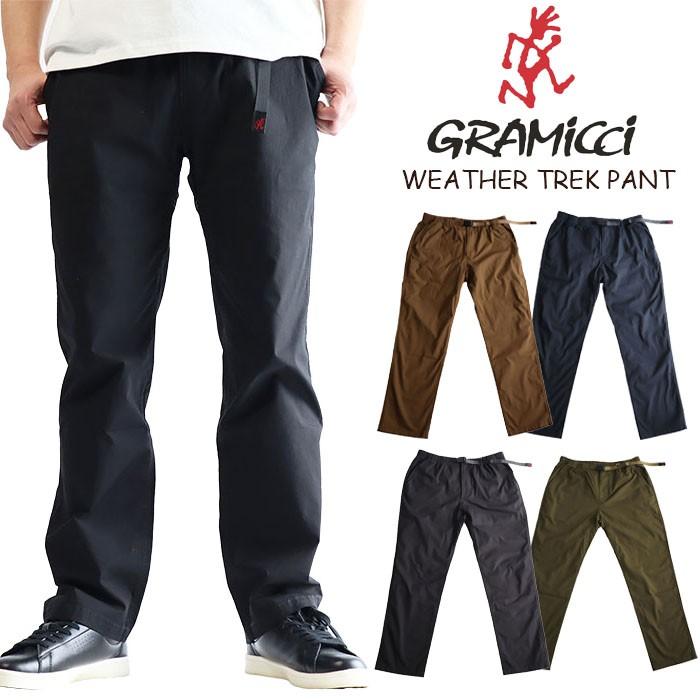 グラミチ GRAMICCI WEATHER TREK PANT G4SM-P014 ウェザートレックパンツ ストレッチウェザー バックポケットジッパー仕様 クロップド メンズ : g4sm ...