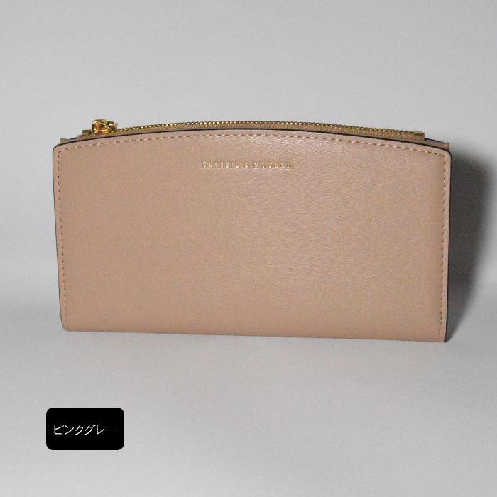 財布 レディース 長財布 二つ折り シンプル 薄い スリム : PERCHs SHOP - 通販 - Yahoo!ショッピング