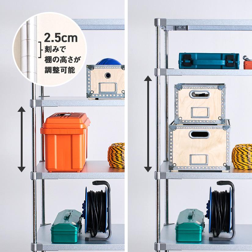 PROFACE プロフェイス ガルバリウム ハンガーラック 幅90 奥行35 高さ225 4段 (幅91.3×奥行36.2×高さ224cm) GH4-3590 :gh4-3590:ルミナス ...