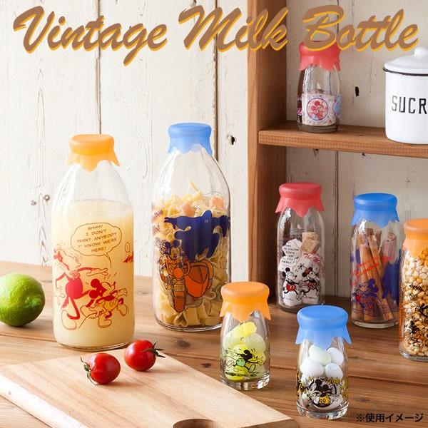 ヴィンテージミルクボトル (ミルク瓶型 ) 900 Blaggard Castle ミッキーマウスディズニー キッチン用品 : 2207 ...