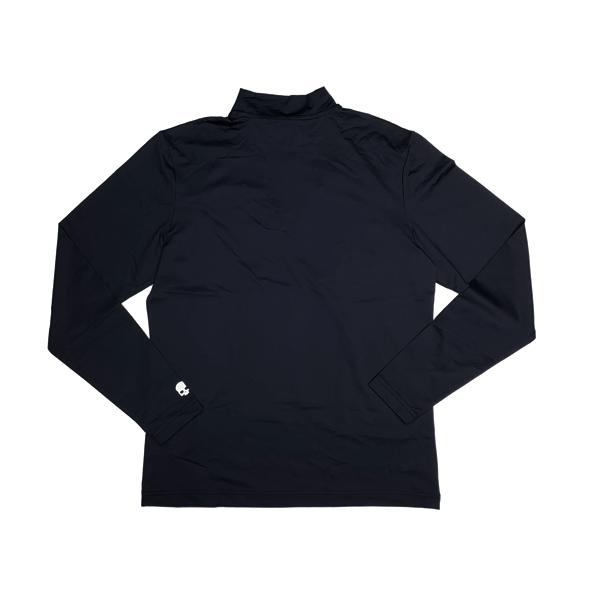 HYDROGEN ハイドロゲン G00015 スカル絵柄入り メンズ ブラック 長袖 ハーフジップ ゴルフ シャツ M : ペルレイ - 通販 ...