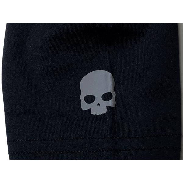 HYDROGEN ハイドロゲン G00015 スカル絵柄入り メンズ ブラック 長袖 ハーフジップ ゴルフ シャツ M : ペルレイ - 通販 ...