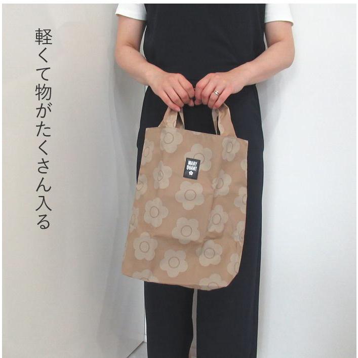MARY QUANT マリークヮント エコバッグ ファスナー付き バッグ MARY QUANT マリークヮント エコバッグ ファスナー付き バッグ