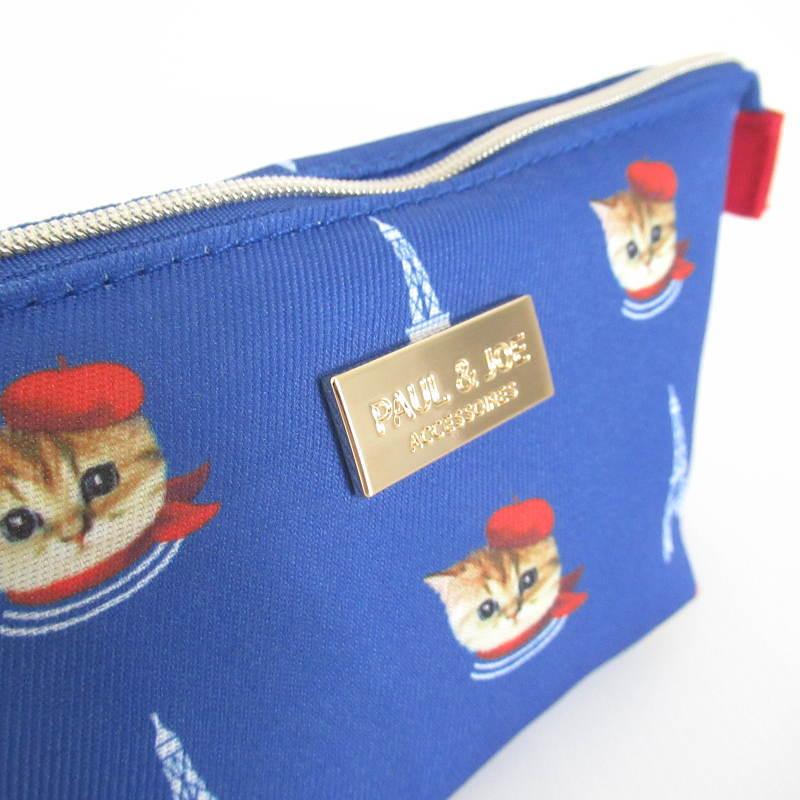 ポールアンドジョー ポーチ ミニ 化粧 メイクポーチ マチあり 小さめ 猫 ポール&ジョー ブランド PAUL&JOE サニタリー 自立する 50-pj-280p :50-pj-280p ...