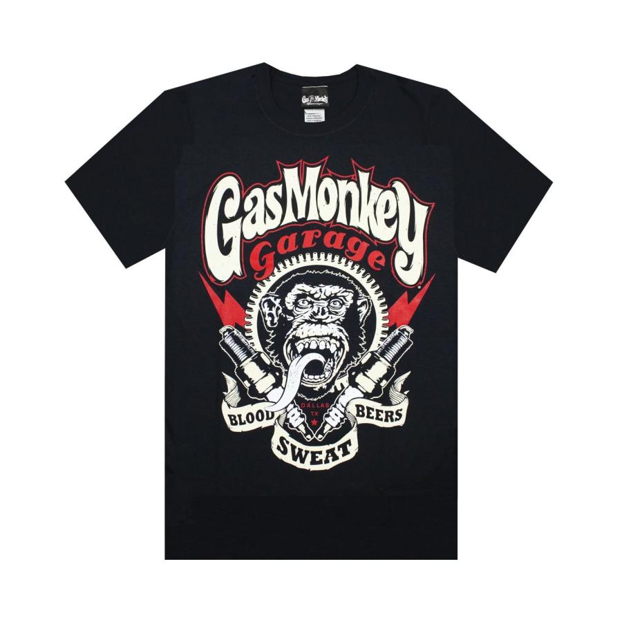 (ファスト・アンド・ラウド) Fast N Loud Gas Monkey Garage オフィシャル商品 メンズ スパークプラグ Tシャツ 半袖 ト : Pertemba - 通販 ...