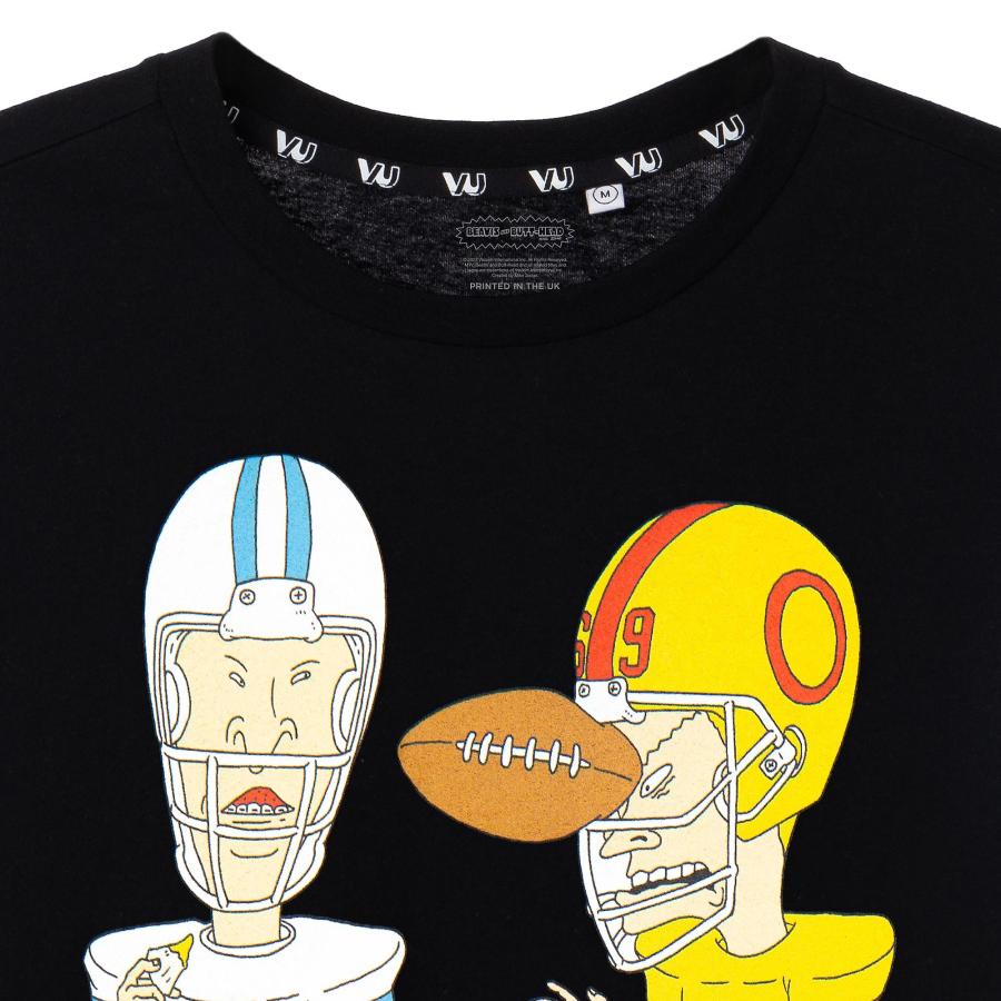 (ビーバス・アンド・バットヘッド) Beavis & Butthead オフィシャル商品 メンズ Football Tシャツ 半袖 トップス ...