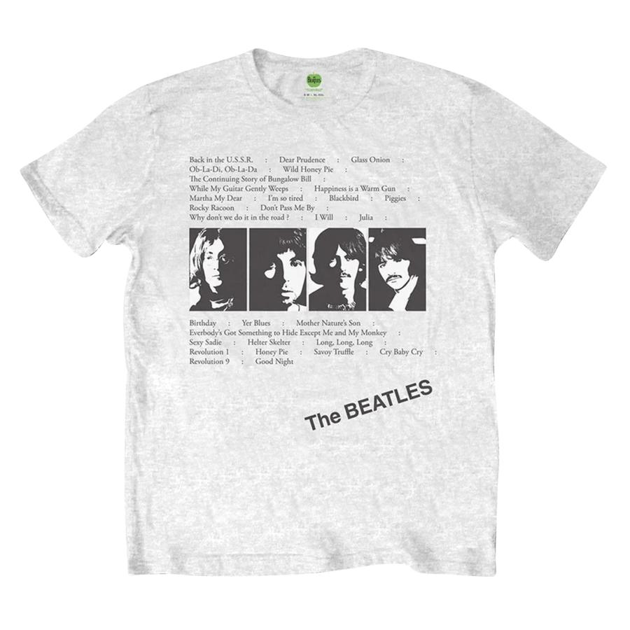 (ザ・ビートルズ) The Beatles オフィシャル商品 ユニセックス Album Tracks Tシャツ バックプリント 半袖 トップス RO2 : Pertemba - 通販 ...