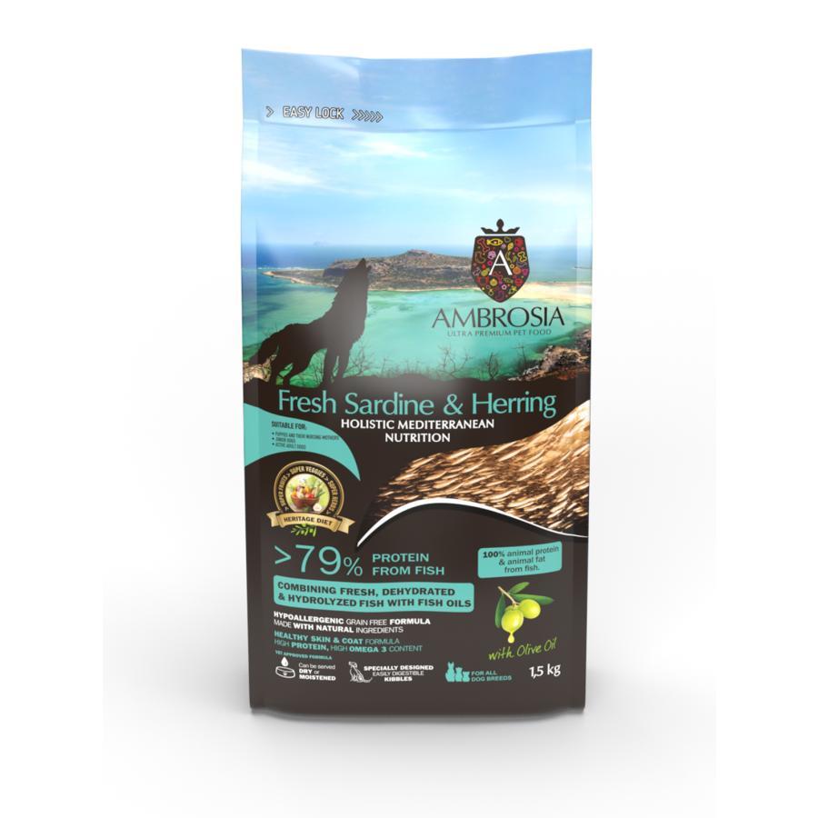 AMBROSIA アンブロシアHMN サーディン＆ヘリング オリーブオイル入り 5kg : ぺとやすYahoo!店 - 通販 - Yahoo!ショッピング