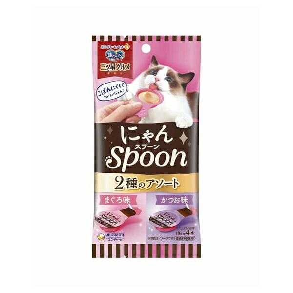 ユニ・チャーム 三ツ星にゃんSpoon2種まぐろ&かつお 40g : ペットフォレストヤフー店 - 通販 - Yahoo!ショッピング