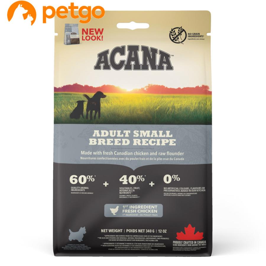ACANA ACANA(アカナ) アダルトスモールブリードレシピ 340g : ペットゴー 3号館 ヤフー店 - 通販 - Yahoo!ショッピング