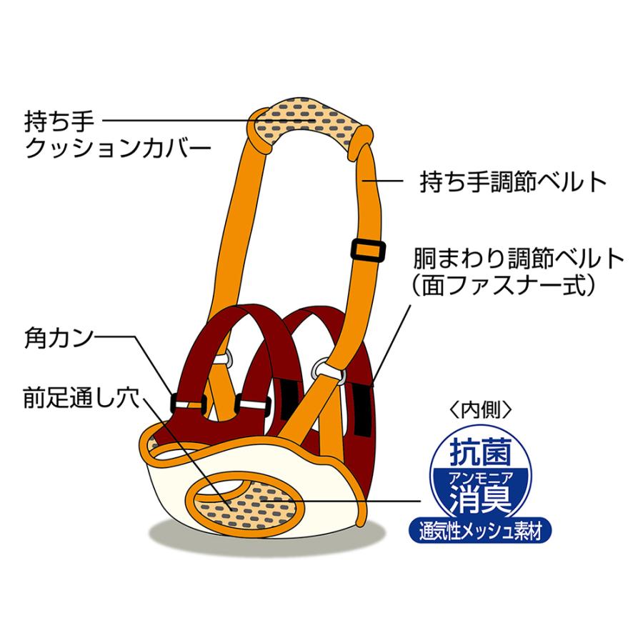 ペティオ zuttone(ずっとね) 老犬介護用 歩行補助ハーネス 前足用 M : ペットゴー 3号館 ヤフー店 - 通販 - Yahoo!ショッピング