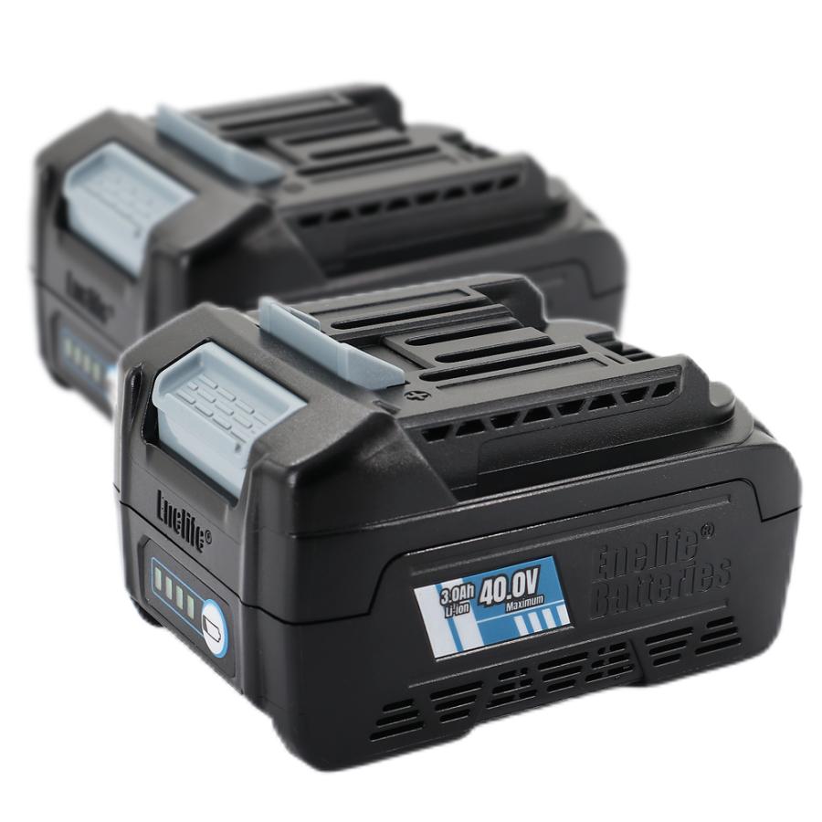 Enelife マキタ 互換 バッテリー 【BL-4030】40V/3000mAh ＜高出力対応＞ シリーズ 純正品よりも長寿命 日本メーカー保証 （二個セット） : エネライフバッテリー ...