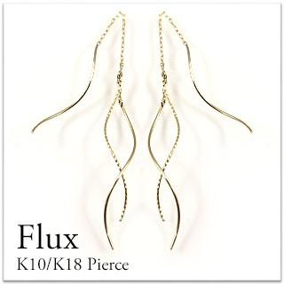 K10 アメリカンピアス 地金 イエローゴールド ピンクゴールド ホワイトゴールド 揺れる 10金 プレゼント シンプル ギフト ロングピアス ...