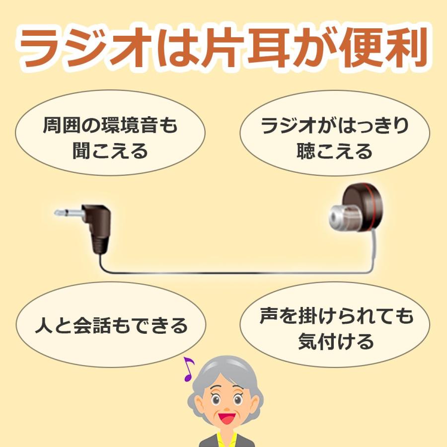 エルパ (ELPA) ラジオイヤホン イヤホン 有線 1m ブラック RE-01L(BK) : ERENA - 通販 - Yahoo!ショッピング