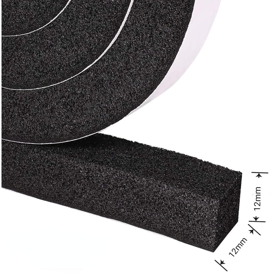 スポンジテープ クッションテープ 戸当たりテープ 薄い 隙間すきまテープ フォームテープ NBR/PVC 発泡ゴム 衝突防止 防振防風防音 ドア 窓 : ERENA - 通販 - Yahoo ...