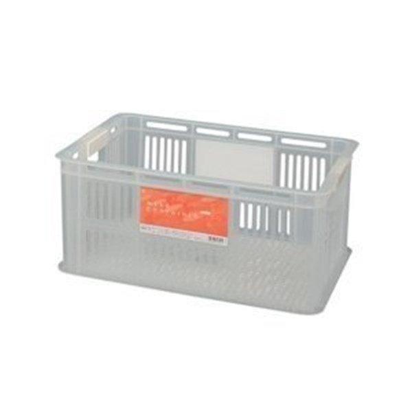 IRIS OHYAMA メッシュコンテナ BMC-34 クリア／ホワイト プラスチック チェスト 収納ボックス 収納ケース 押入れ収納 ...