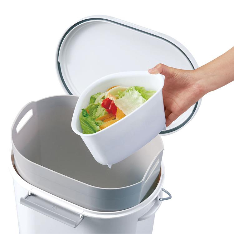 アスベル ゴミ箱 インテリア ダストボックス エバン ペール11L ホワイト A6008 (D)(B) : メガストア Yahoo!店 - 通販 - Yahoo!ショッピング